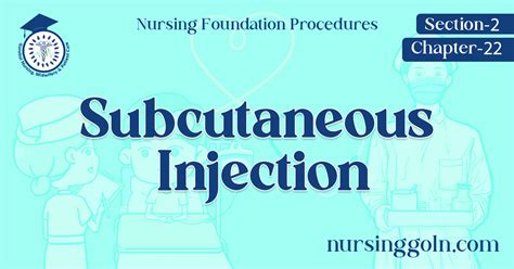 Subcutaneous Injection Nursing And Midwifery Gurukul Goln