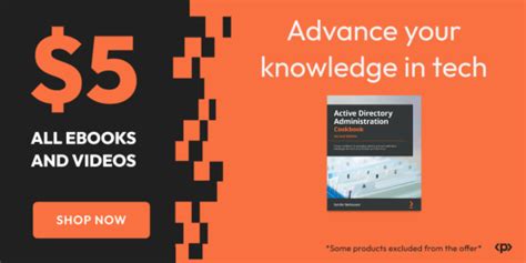 The Active Directory Administration Cookbook Is A Mere 5 Until January 17th 2023 The