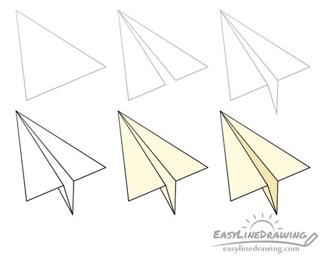 How Draw Paper Airplane At Madeline Mair Blog
