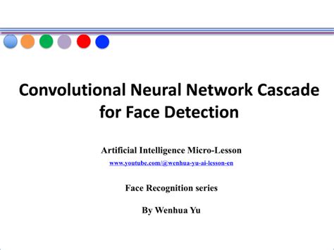 Wen Yu On Linkedin A Free Short Video On Face Detection “convolutional Neural Network
