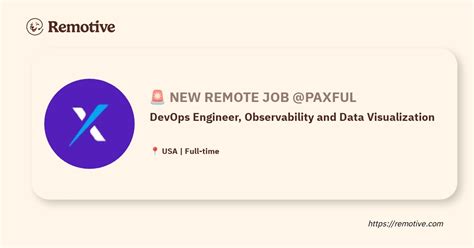 [hiring] devops engineer observability and data visualization paxful