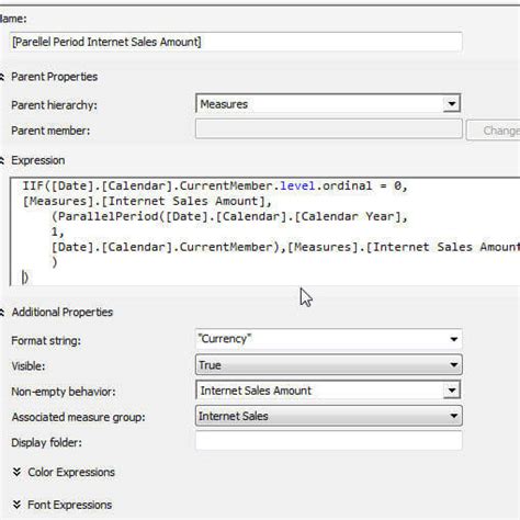 Sql Server Analysis Services Period Over Period Variance Analysis