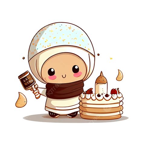 عيد الفطر الكرتون لطيف عيد مبارك محبوب الزمرد مبارك Png صورة للتحميل