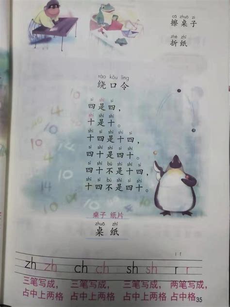 一年級語文上冊課堂筆記 漢語拼音聲母 Zcs Zh Ch Sh R 每日頭條