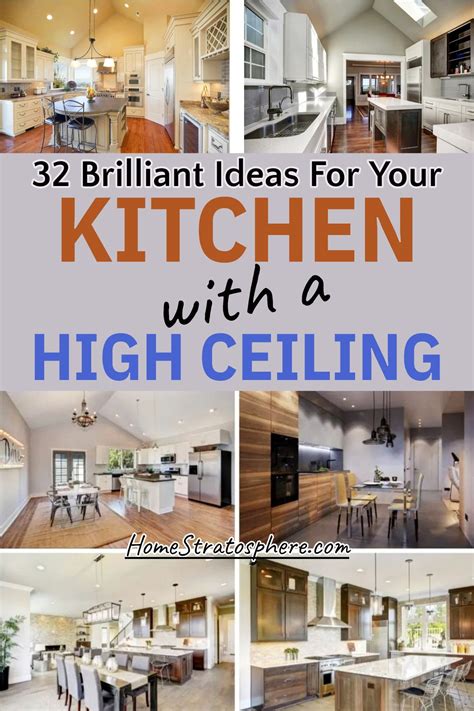 Tips For Decorating Your Home With High Ceilings Kitchen Remodel High