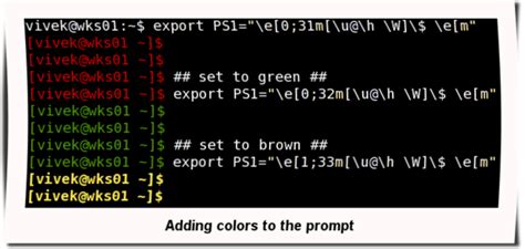 Quote Colour Your Linux Command Line Shawn Xy Bai 博客园