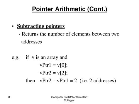 Ppt Programming Fundamentals 2 Chapter 3pointer Powerpoint