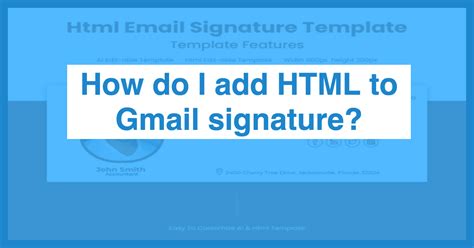 How To Add Html To Your Gmail Signature Anyleads