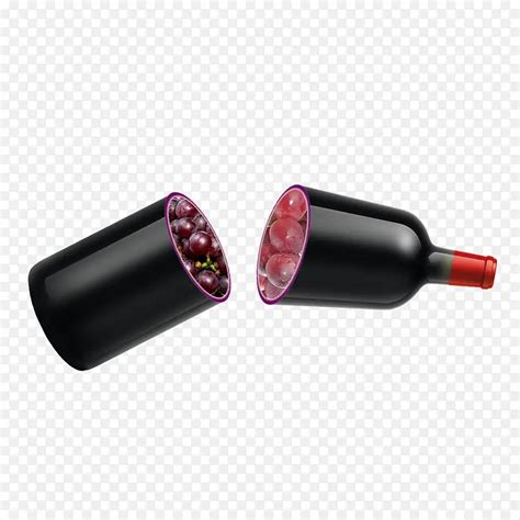 断开的红葡萄酒瓶PNG图片素材下载 图片编号qezdepxn 免抠素材网