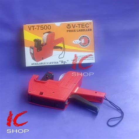 Jual Alat Label Harga V Tec Seri Vt Shopee Indonesia