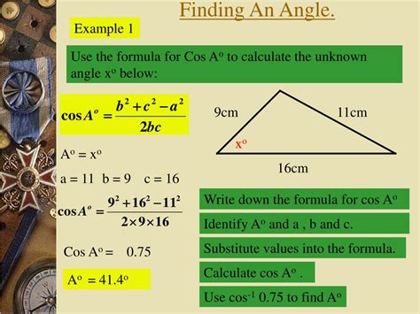Ppt The Cosine Rule Powerpoint Presentation Free Download Id 6482242