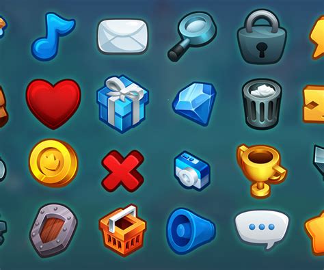 Artstation Cute Gui Kit Game Assets