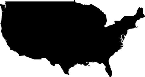 Usa Outline Png