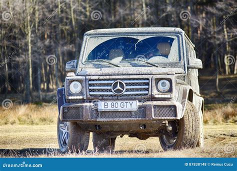 Brasov Romania 4 Marzo 2017 Prova Su Strada G Classa Di Mercedes Benz