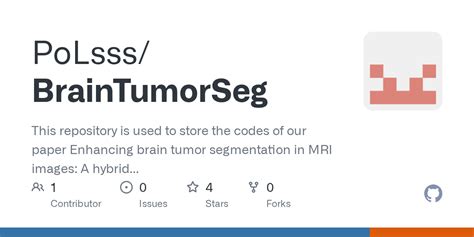 Github Polsss Braintumorseg This Repository Is Used To Store The