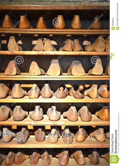 Vintage Shoe Lasts Stock Image Image Of Museum Antique 58348019