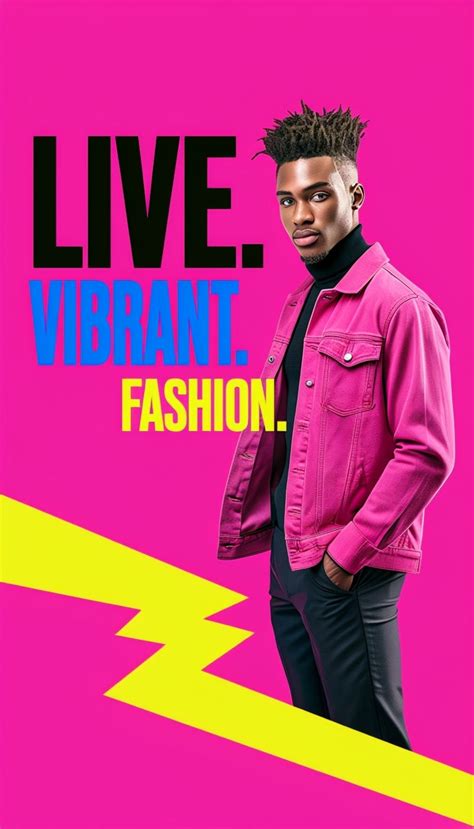 Bold Emerald Green Fashion Advertisement Featuring Confident Model Ads