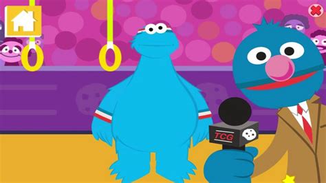 Sesame Street Cookie Monster The Cookie Games Athlete Cookie Monster