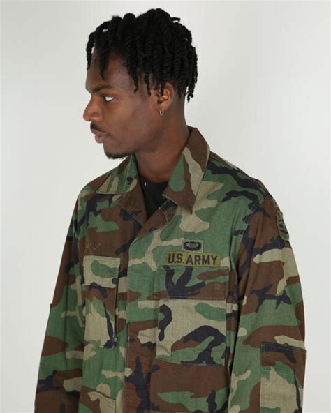 1990s Vintage Us Military M81 Woodland Bdu Combat Coa Gem