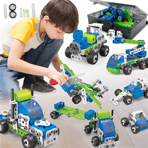 175pcs Kit De Construcción Y Juego Para Niños 18 Modelos En 1 Juguetes