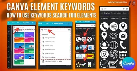 FREE Best Canva Element Keywords List For Aesthetic Design