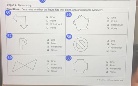 Solved Topic 4 Symmetry Directions Determine Whether The Figure Has