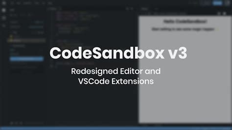 Codesandbox — An Online React Editor 🏖 Hackernoon