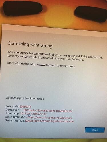 Office 365 Error 80090016 Keyset Does Not Exist Cloud Computing