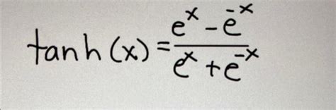 Solved Is This Hyperbolic Function Odd Even Or Neither