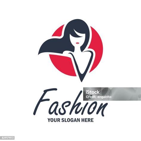 패션 및 뷰티 아이콘 및 텍스트 공간을 귀하의 슬로건에 대 한 엠 블 럼 슬로건 벡터 일러스트 레이 션 개념에 대한 스톡 벡터 아트 및 기타 이미지 Istock