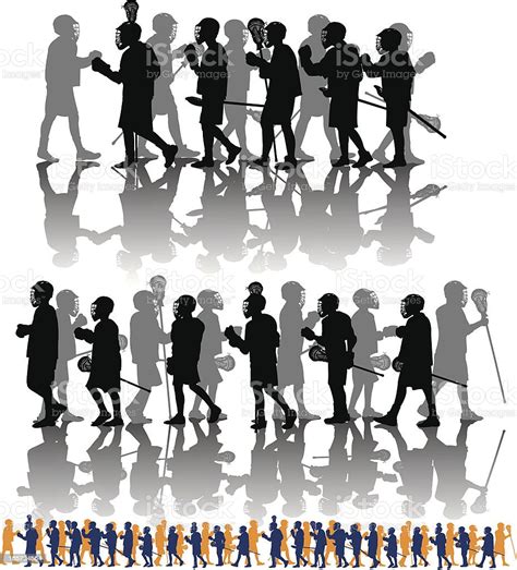 라크로스 스포츠 팀 승리 라인 실루엣 라크로스에 대한 스톡 벡터 아트 및 기타 이미지 라크로스 라크로스채 모자류 Istock