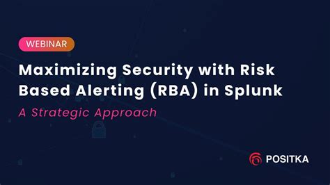 Webinar Maximizing Security With Risk Based Alerting Rba In Splunk Positka Aug 2024