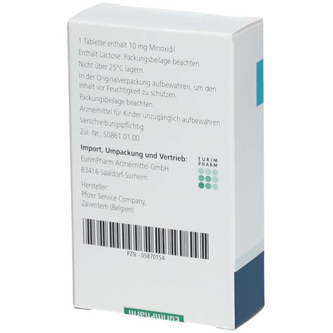 Loniten 10 Mg Tabletten 30 St Mit Dem E Rezept Kaufen Shop Apotheke