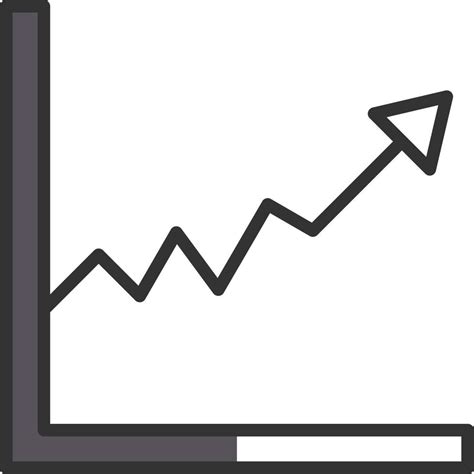 Line Graph Vector Icon Design 21091602 Vector Art At Vecteezy