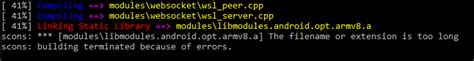 Compile Error The Filename Or Extension Is Too Long Issue Godotengine Godot GitHub