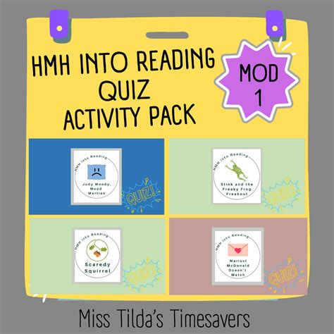 Grade 3 HMH Into Reading Quiz Module 1 Made By Teachers