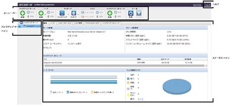 Arcserve UDP Agent Linux ユーザ インターフェースの操作方法