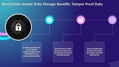 Blockchain Based Data Storage Benefit Tamper Proof Data Training Ppt Ppt Presentation