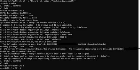 Ubuntu Server NextDNS Update Error Bug Reports NextDNS Help Center