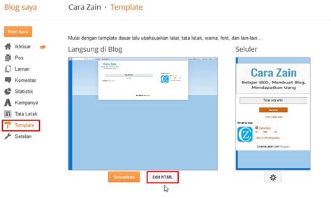 Cara Membuat Menu Dropdown Di Blog Dengan Mudah Terbaru Cara Zain