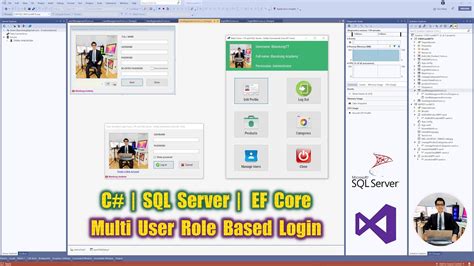 C Sql Server Ef Core 30 Open The Registration Form From The Login
