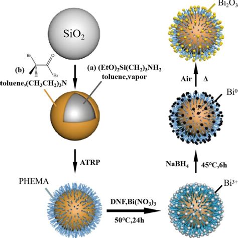 Tg Spectra Of Sio2 Nanoparticles A Self Assembled Initiator Of Atrp