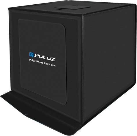 Puluz Fotostudio Box 60cm mit integrierter LED Beleuchtung (Aufnahmebox ...