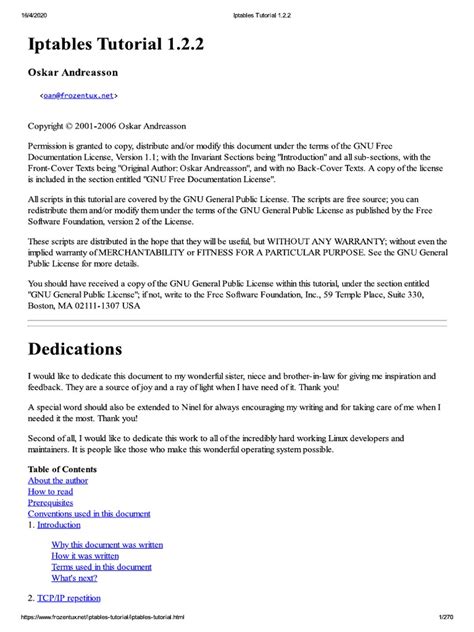 Ip Tables Tutorial Pdf