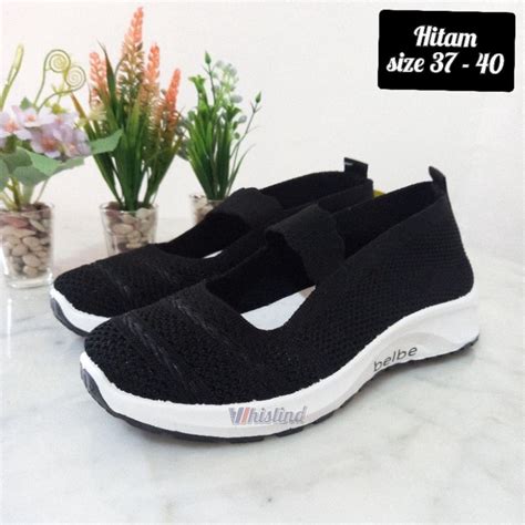 Jual Sepatu Rajut Belbe Import Full Karet Shopee Indonesia