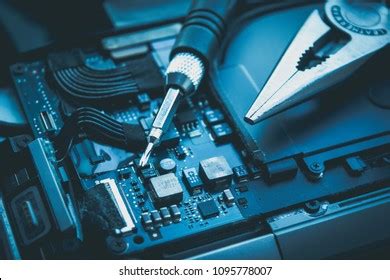 Computer Board Chip Circuit Cpu Core Stock Photo Shutterstock