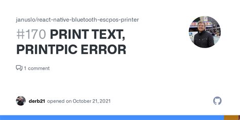 PRINT TEXT PRINTPIC ERROR Issue Januslo React Native Bluetooth Escpos Printer GitHub