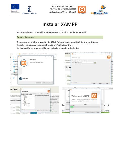 Instalación Xampp Pdf Mi Sql Servidor Apache
