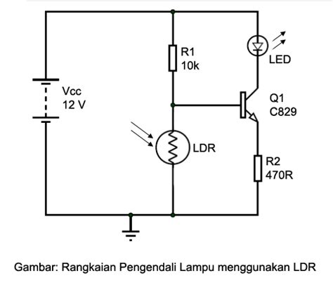 Rangkaian Sensor Ldr Dan Cara Kerja Ldr Light Dependent Resistor Images