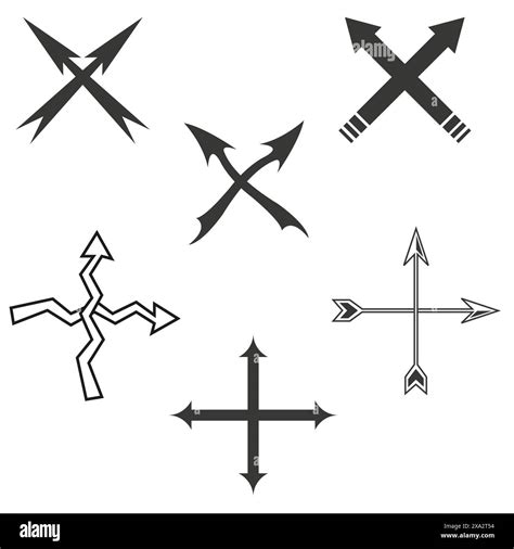 Collection Of Black Arrow Icons Various Direction Indicators Navigation Symbols Arrowhead